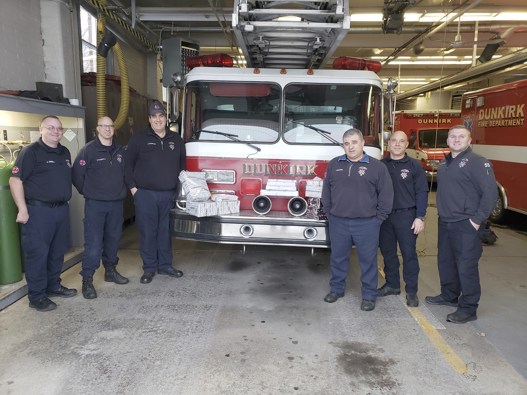 Dunkirk firefighters bring Christmas cheer | News, Sports, Jobs ...